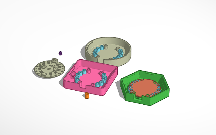 3D design Adafruit Circuit Playground Case Remix - Tinkercad