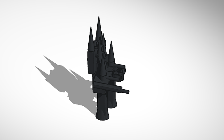 3D design Emperor class titan Warhammer 40k - Tinkercad