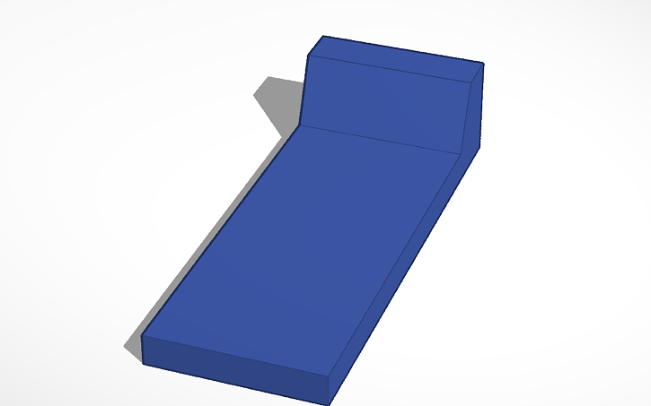 3D design whirlpool lid hook - Tinkercad