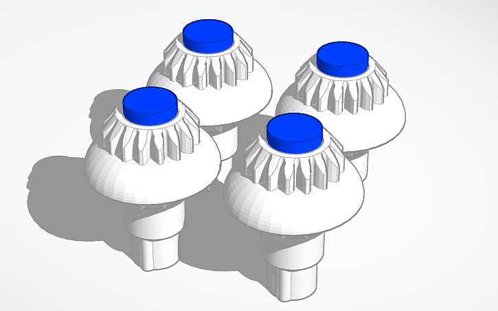 3D design Beyblade X Rubber Accel bit - Tinkercad