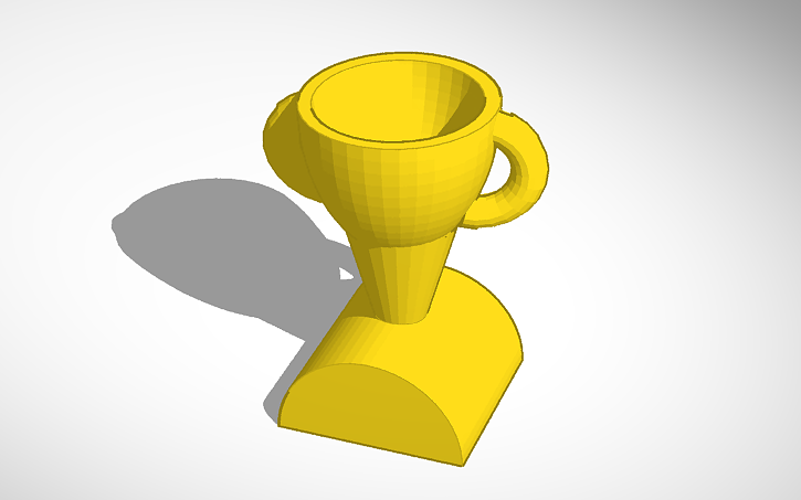 3D design Trophy - Tinkercad