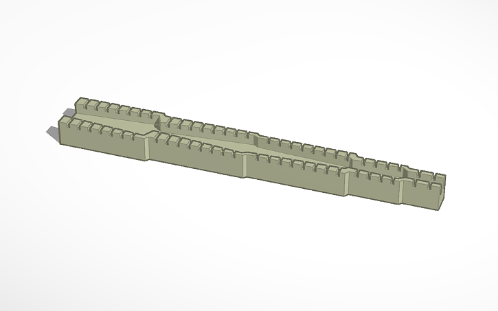 3D design PCB-Biegelehre - Tinkercad