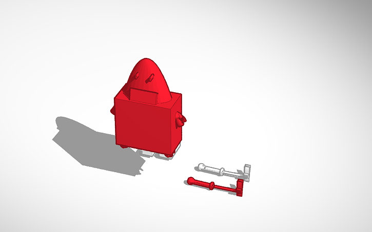 3D design action figure - Tinkercad