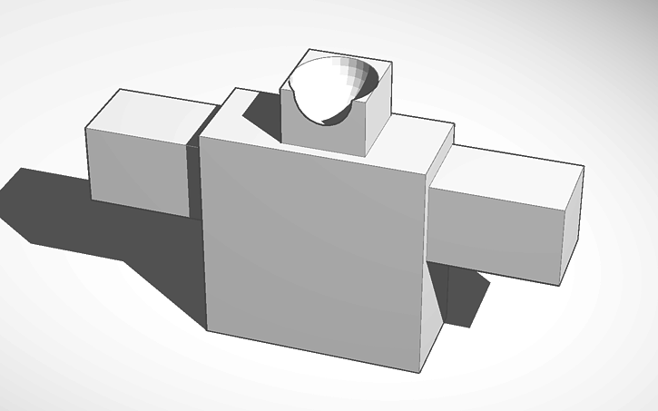 3D design chest plate - Tinkercad