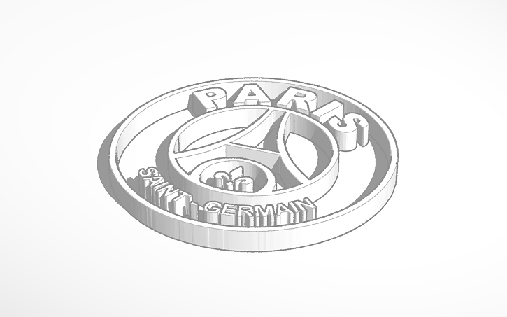 3D design PSG Logo - Tinkercad