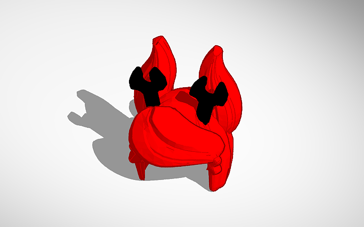 3D design Lego Alastor Mnifigure Hair V2 (Lego compatible) - Tinkercad