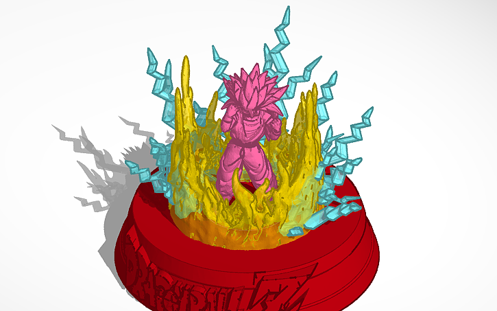 3D design ssj3-Goku classic dragon ball z | スーパーサイヤ人 3 悟空クラシックドラゴンボール Z ...