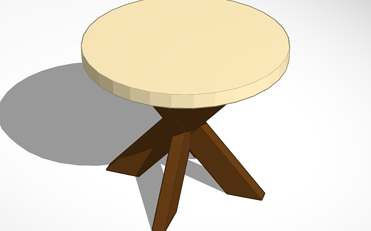 3D design Outdoor Side Table - Tinkercad