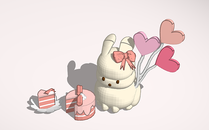 3D design Valentines Day Creature Challange Entry