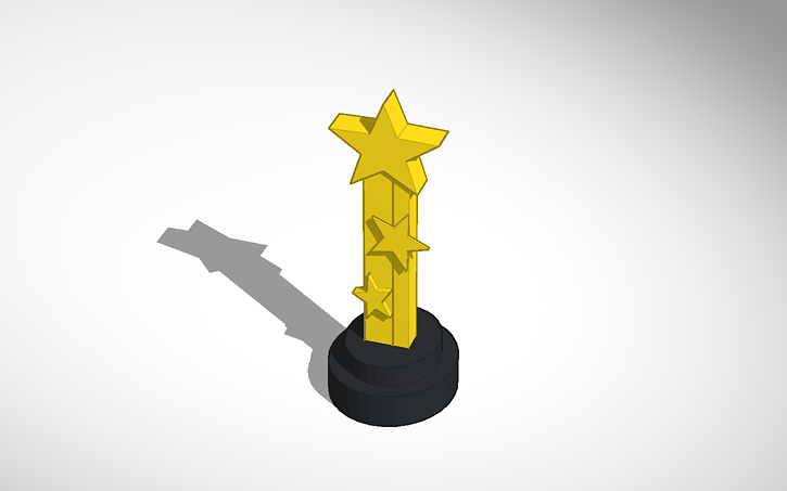 3D design Trophy - Tinkercad