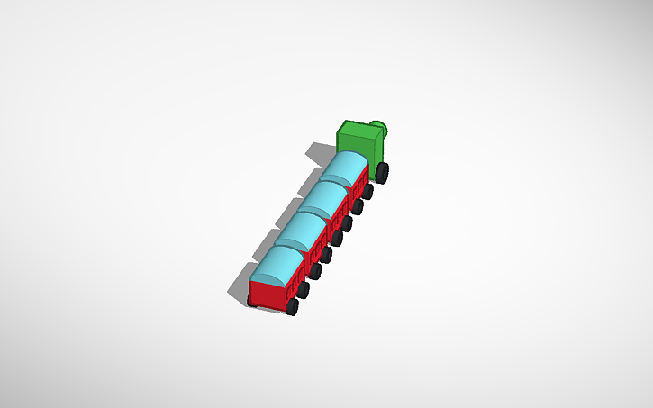 3D design Train - Tinkercad