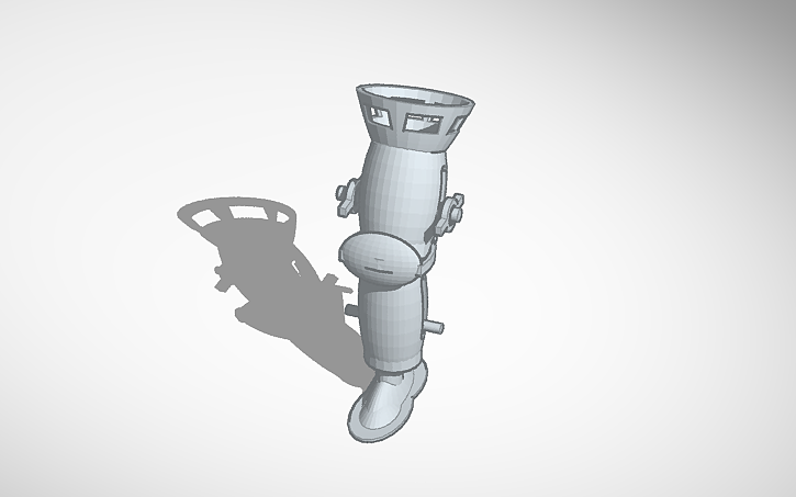 3D design Pierna - Tinkercad