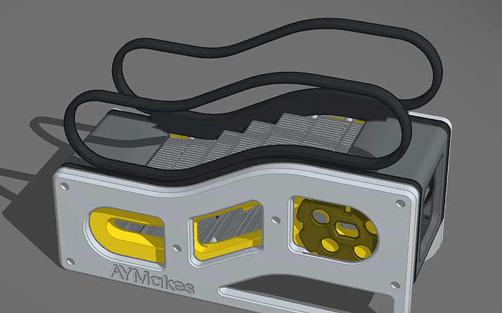 3D design Escalator mini [Simlab] semi working - Tinkercad