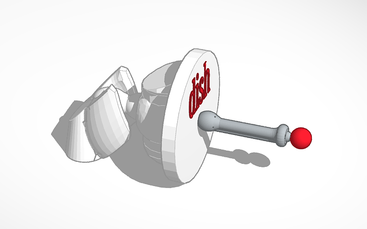 3D design Satellite Dish - Tinkercad