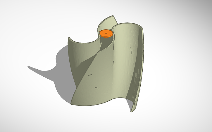 3D design Wind turbine 200mm - Tinkercad