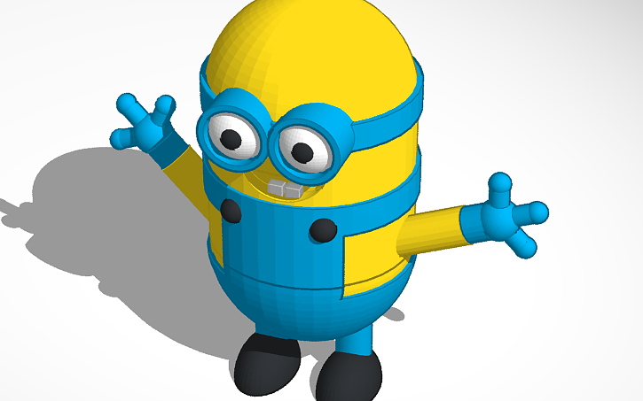 3D design MINION - Tinkercad