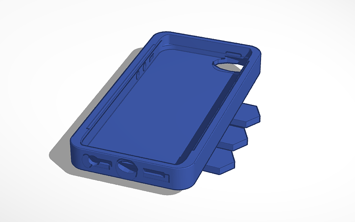 3D design iphone cover design - Tinkercad