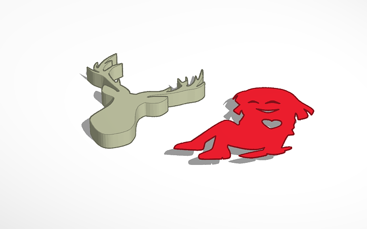 3D design MA428 Deer - Tinkercad