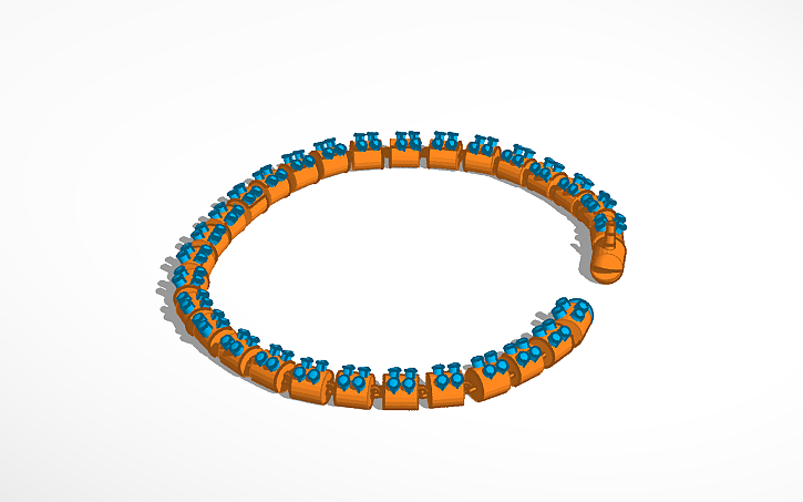 3D design Snake - Tinkercad