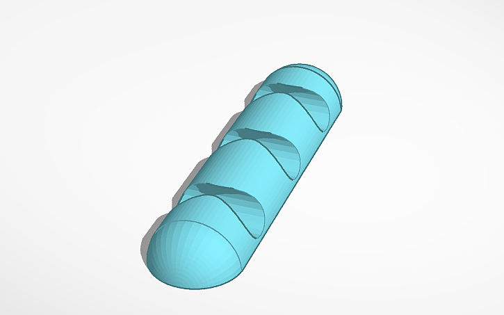 3D design clip - Tinkercad