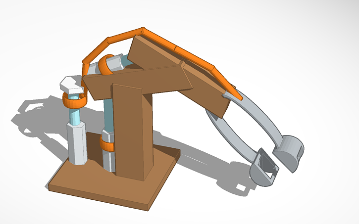 3D design Hydrolic arm - Tinkercad