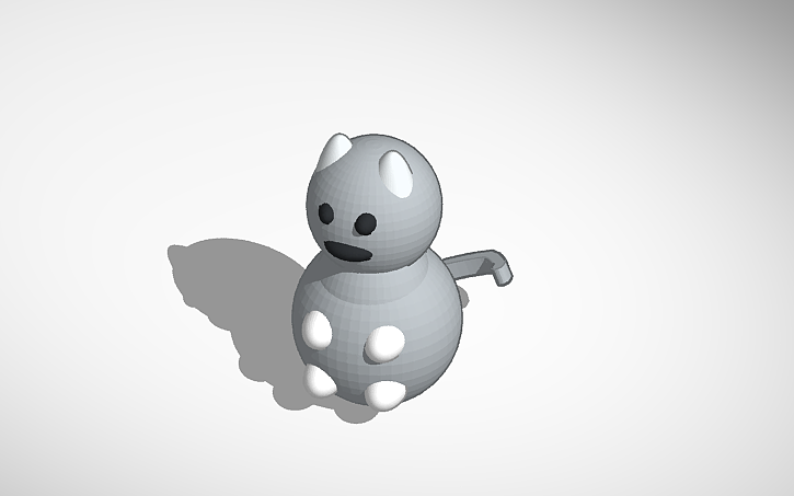 3D design cat (tutorial) - Tinkercad