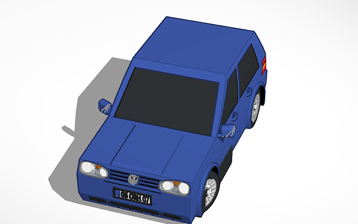 3D design Macchina Volkswagen - Tinkercad