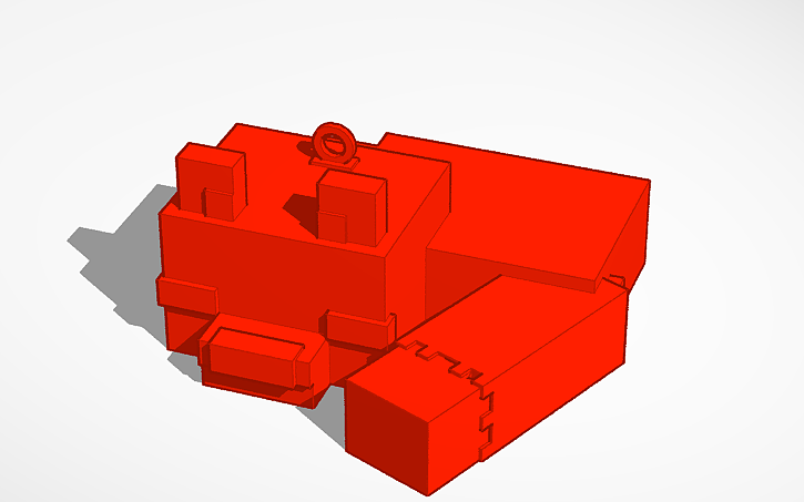 3D design Minecraft Fox - Tinkercad