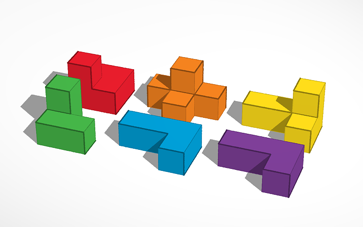 3D design Puzzle Cube #1 - 3x3 - Tinkercad