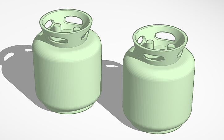 3D design Freon Tank - Tinkercad