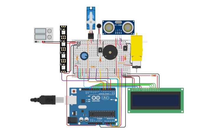 Circuit design Proyecto SNR-Dennis - Tinkercad