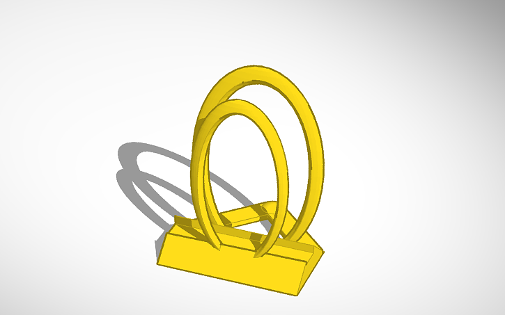 3D design Paper Holder - Tinkercad