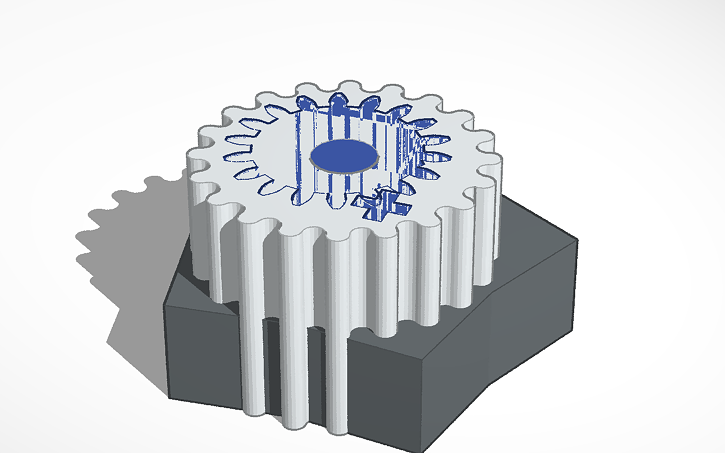 3D design gear - Tinkercad
