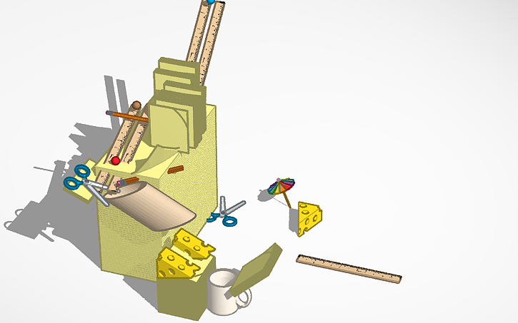 3D design Copy of Rube Goldberg Challenge - Tinkercad