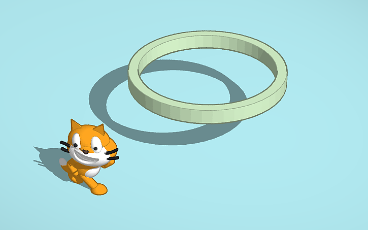 3D design Copy of Light Up a Story with Code Challenge: SCRATCH_CAT ...
