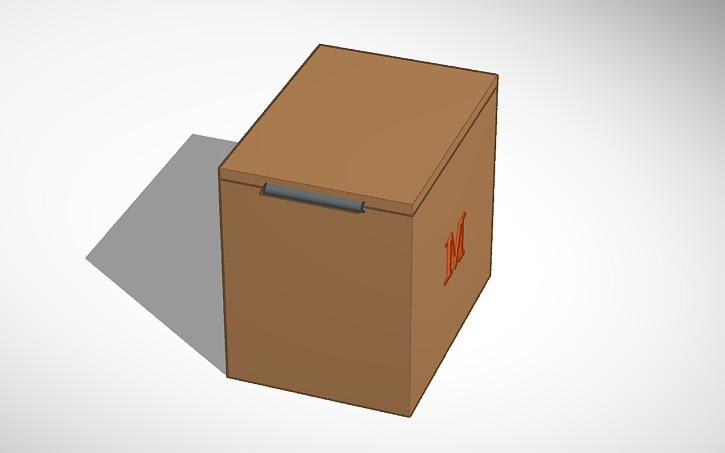 3D design MTG Deck Box - Tinkercad