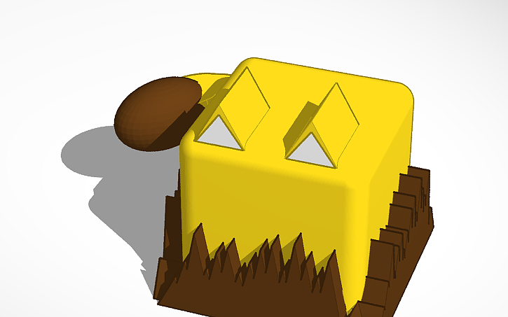 3D design leopard fruit - Tinkercad