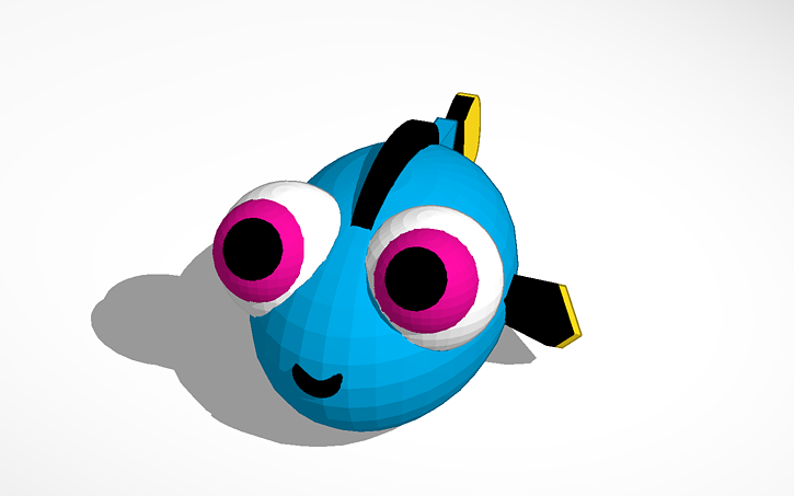 3D design mickey dory - Tinkercad