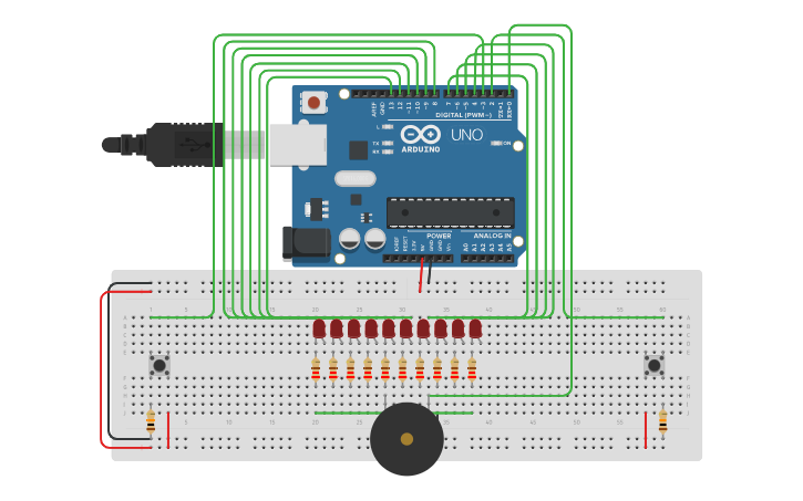 Circuit design rope pulling - Tinkercad