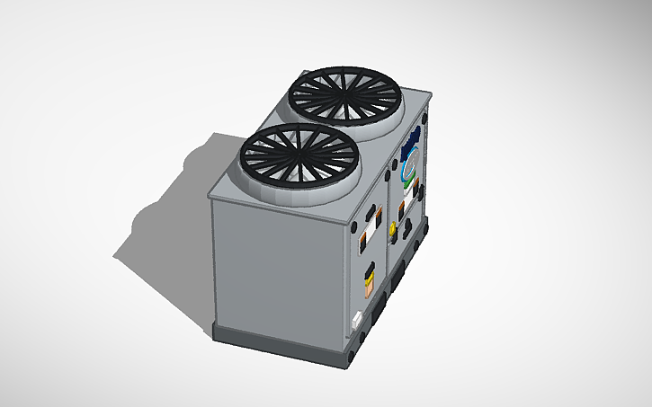 3D design Carrier 30RAP Chiller - Tinkercad