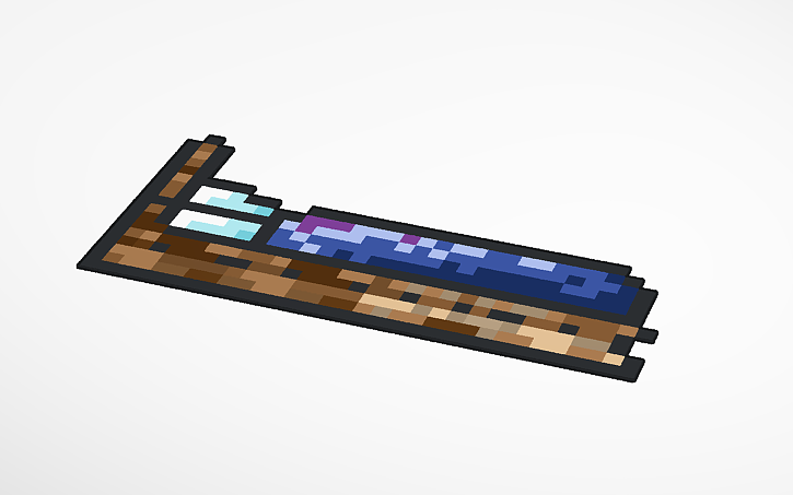3D design TED bed: Terraria Bed - Tinkercad