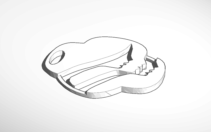 3D design Girl Scout Keychain - Tinkercad