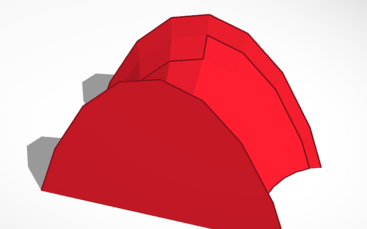 3D design Saddle Shape approximation - Tinkercad