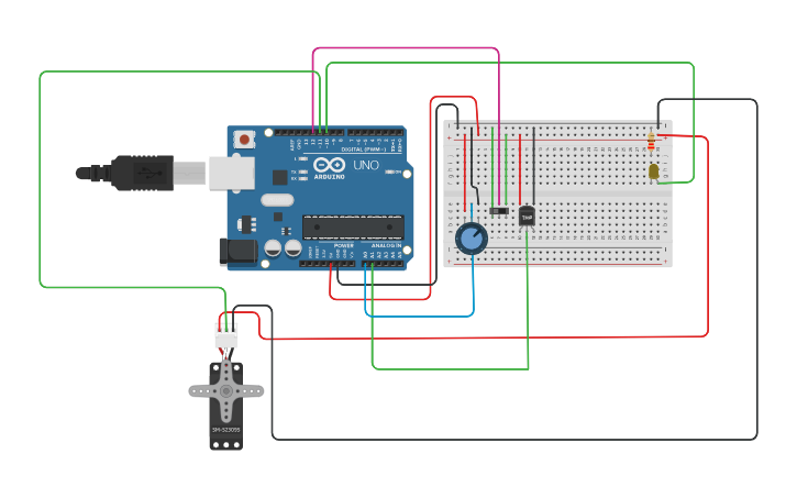 Circuit Design Sensors And Actuators Tinkercad