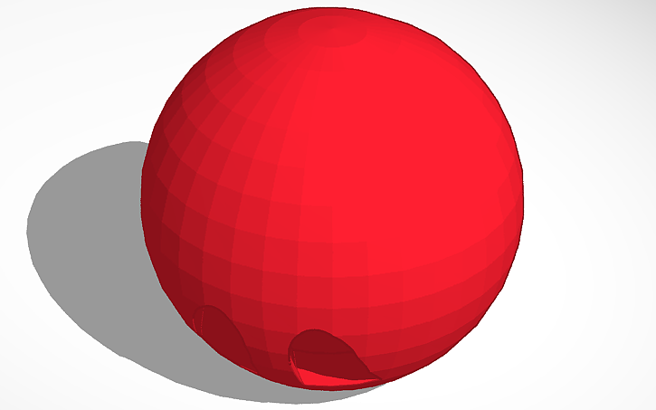 3D design Clown Nose - Tinkercad