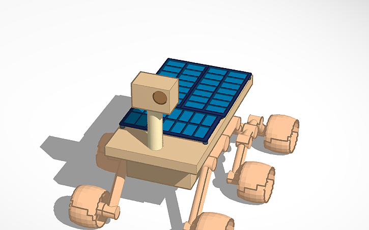 3D design Mars Rover - Tinkercad