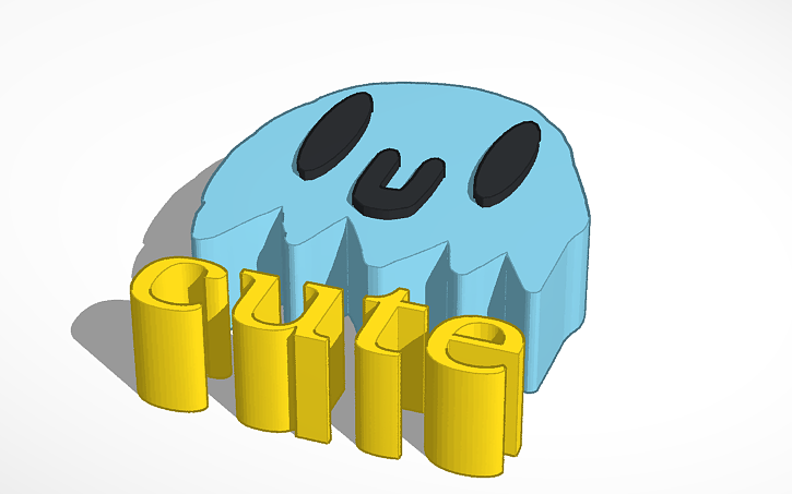 3D design cute - Tinkercad