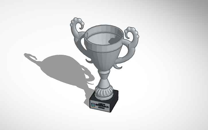 3D design trophy - Tinkercad