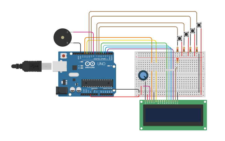 Circuit design DIGITAL CLOCK - REAL TIME - Tinkercad