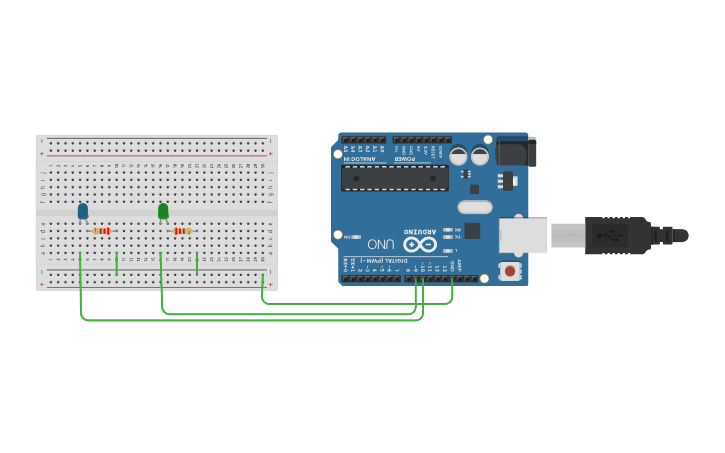 Circuit design 21c_Timer Interrupts - Tinkercad